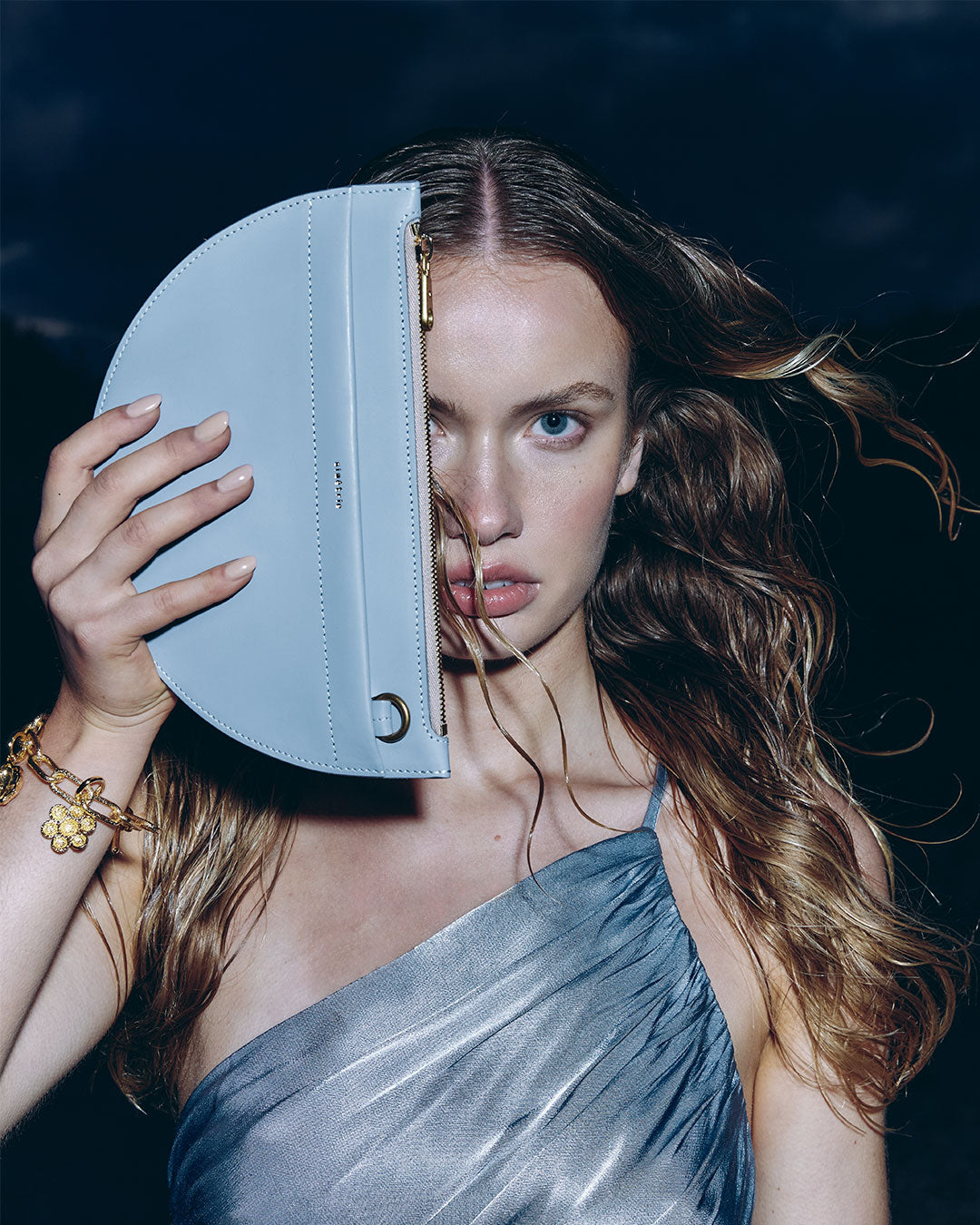 SIMÉTRIE - LUNE POCHETTE - BLUE – Revibe Outlet